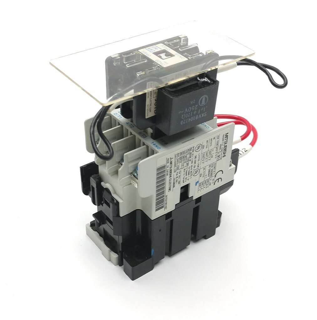 Mitsubishi S-N10 Contactor, 3-Pole with N/O Aux, W/ UN-AX2 Auxiliary ...