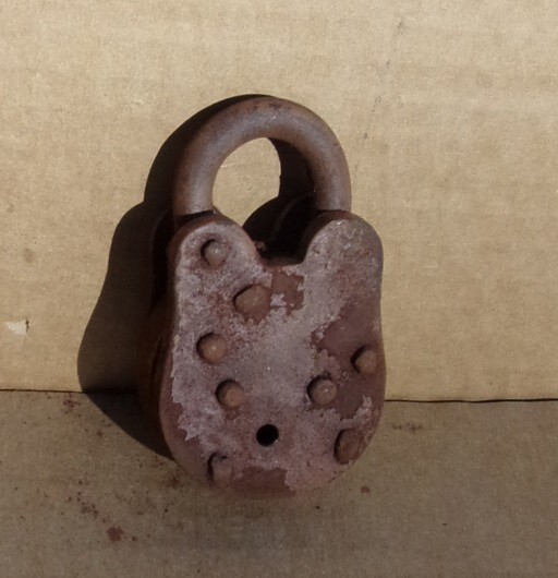 Antique Lock And Key Antique Star Lock Prison Jail Padlock With Key ...