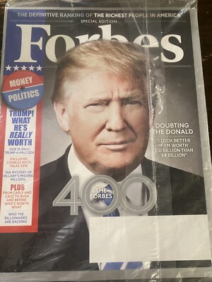 Forbes Oct 19 2015 Donald Trump The Forbes 400 Money Politics New Not ...