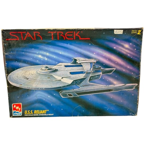 Star Trek USS Reliant Model Kit 1/650 Scale AMT ERTL 1995 Open Box | eBay