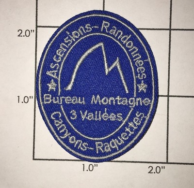 Bureau Montagne des 3 Vallées Patch - France - Hiking Canyoning | eBay