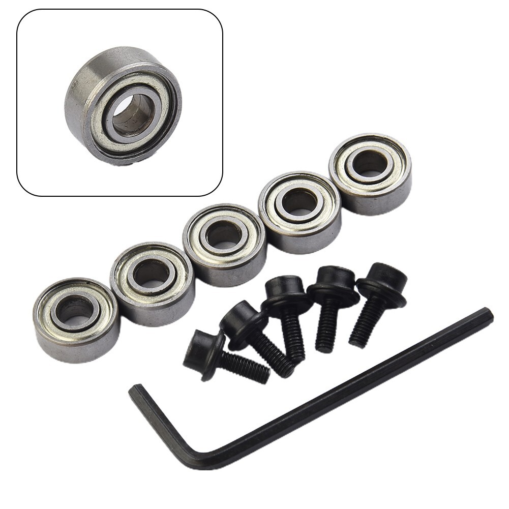 Bearing Kit Ejector Router Bit Screws Steel Tool Accessories Drilling ...