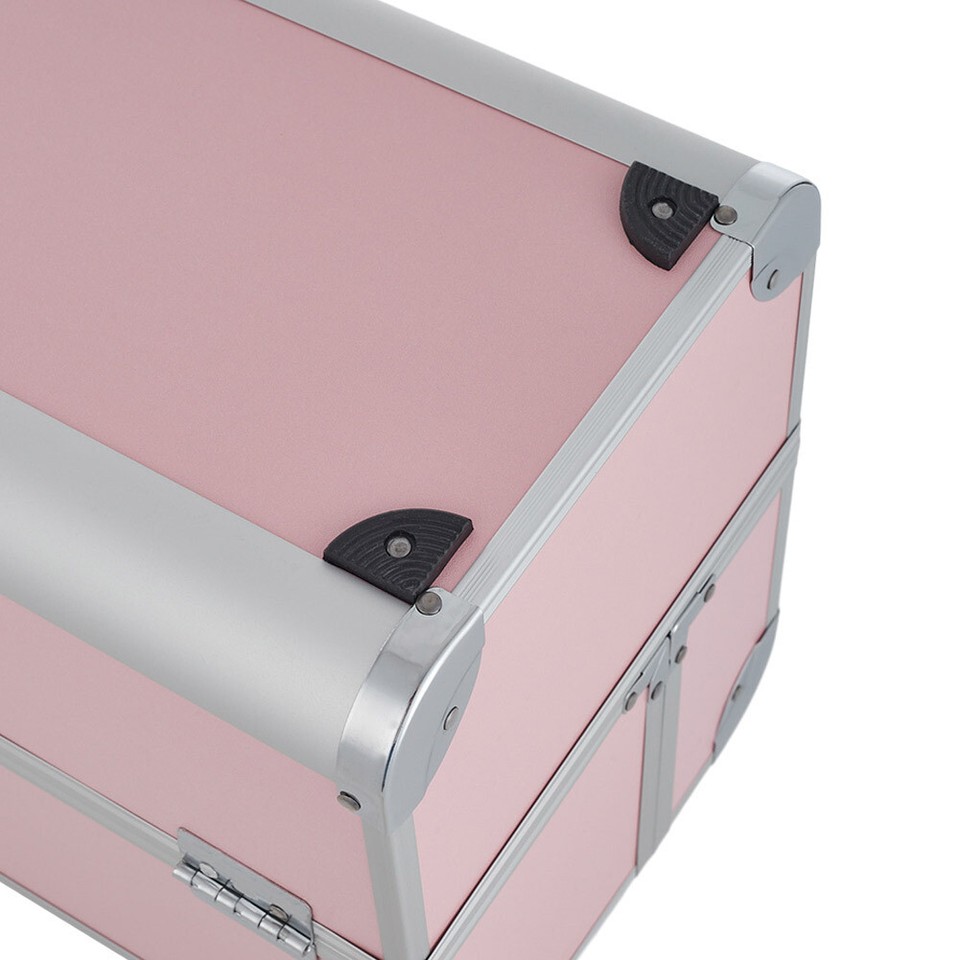 Extra Large Vanity Case Beauty Box Make up Cosmetic Nail Storage ...