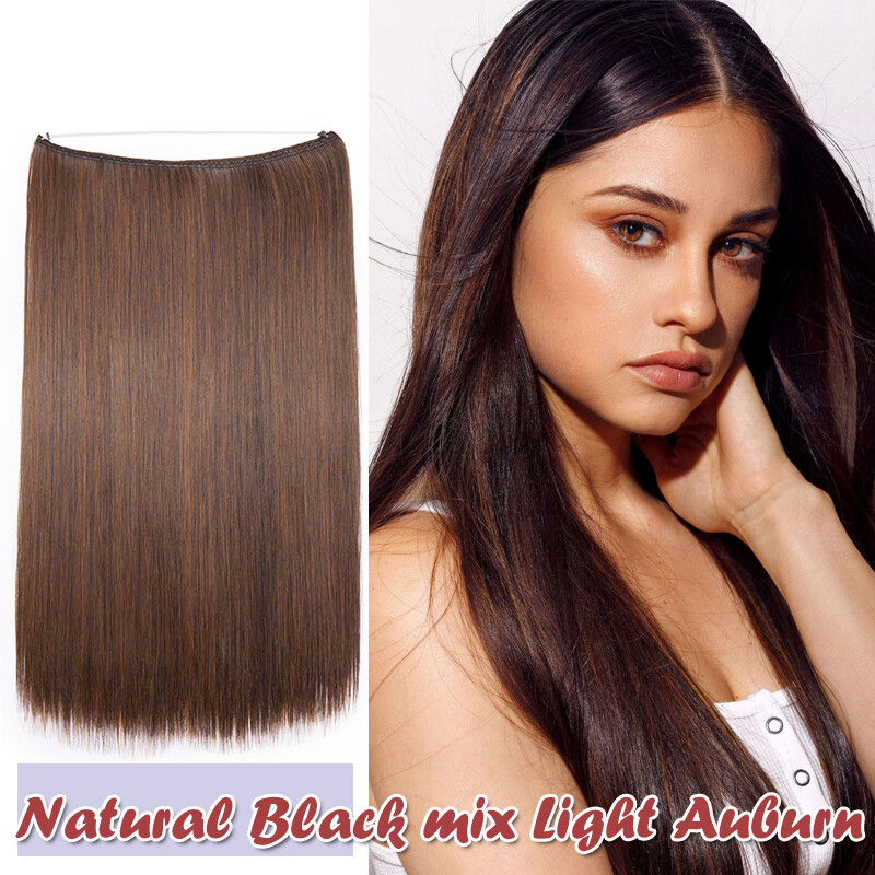 100% Natural As Human Thick Invisible Wire Softs Secret Wire In Hair ...