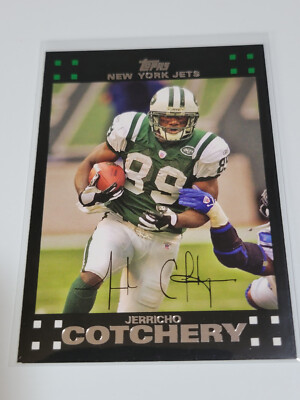 JERRICHO COTCHERY 2007 Topps #168. JETS | eBay