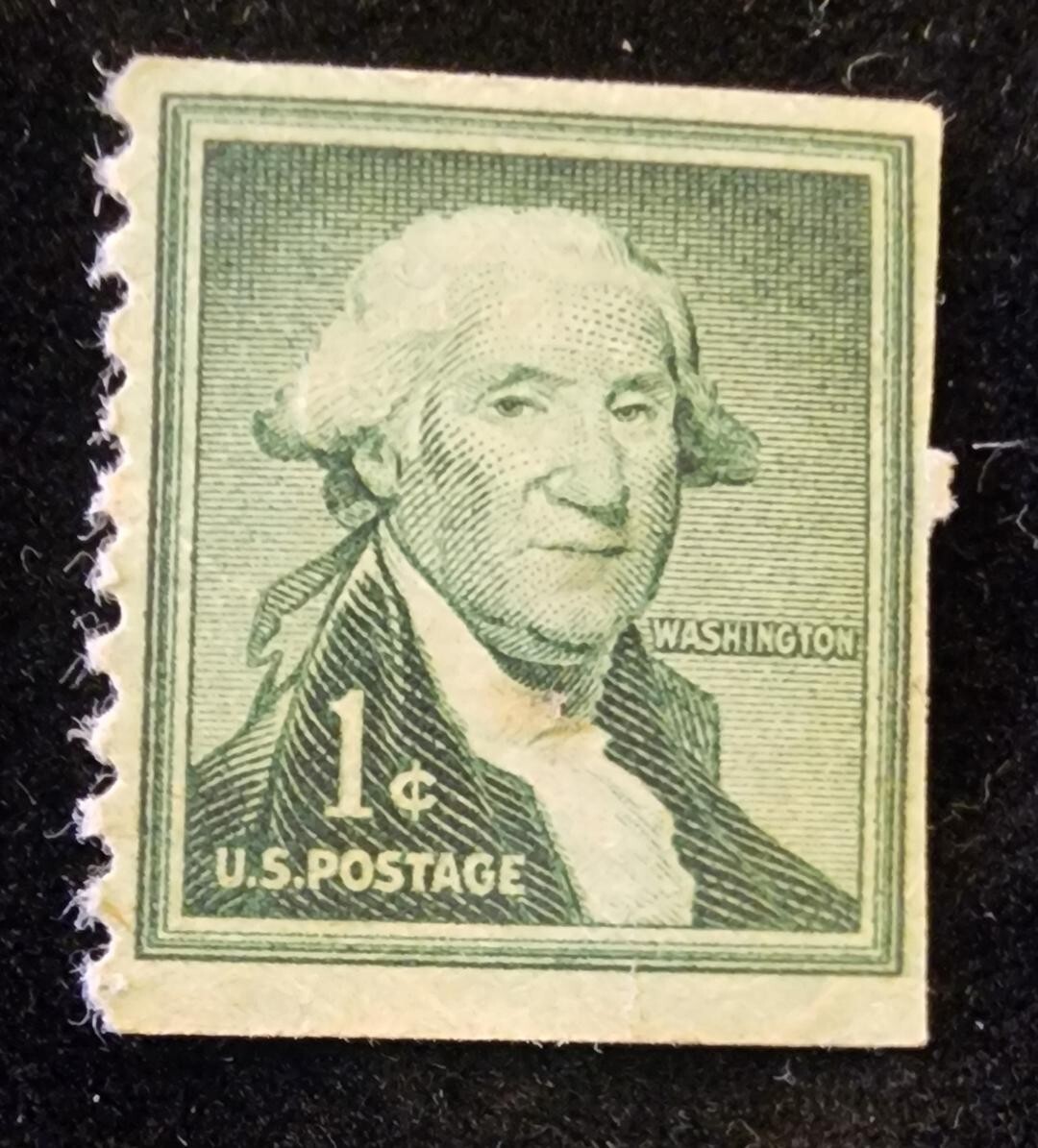 Washington 1 Cent 1C Green Stamp - 1912 - New - Uncirculated - RARE ...