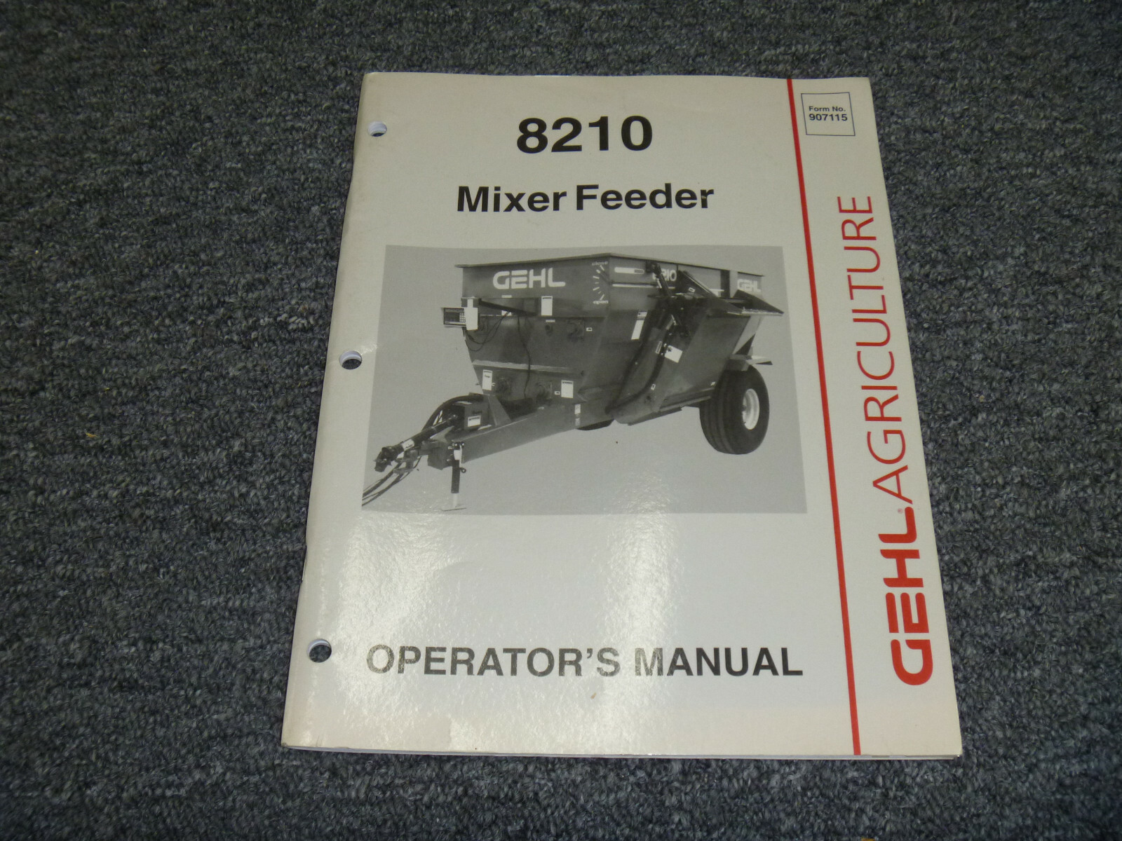 Gehl MF8210 Mixed Feeder Operator Maintenance Service Repair Manual ...