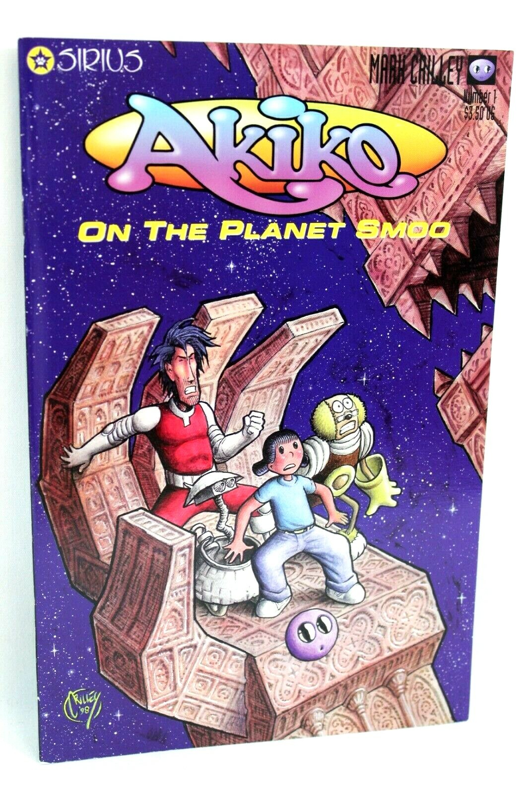 Akiko #1 On The Planet Smoo Mark Crilley 1998 2nd Print Comic Sirius F+ ...