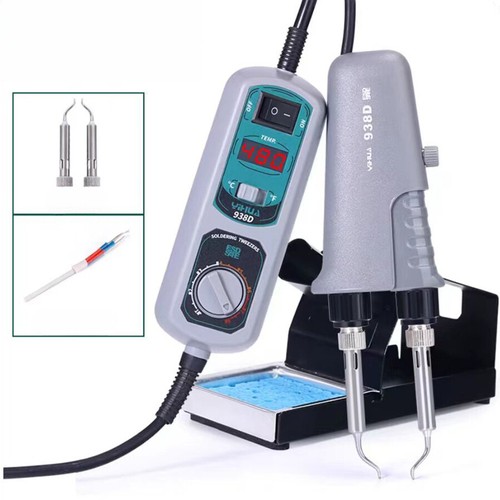 Portable Tweezers Soldering Iron Station Chip Kit SMD Welding Tool Set ...