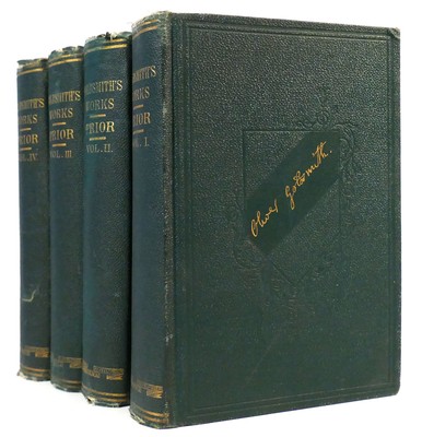 James Prior THE MISCELLANEOUS WORKS OF OLIVER GOLDSMITH IN 4 VOLUMES ...
