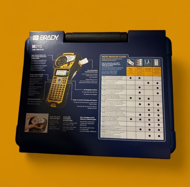 BRADY M210-KIT LABEL PRINTER KIT, FREE SHIPPING | eBay