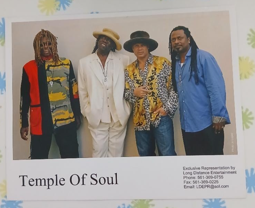 Temple of Soul 8x10 Promotional Picture Full Color Clarence Clemons TM ...
