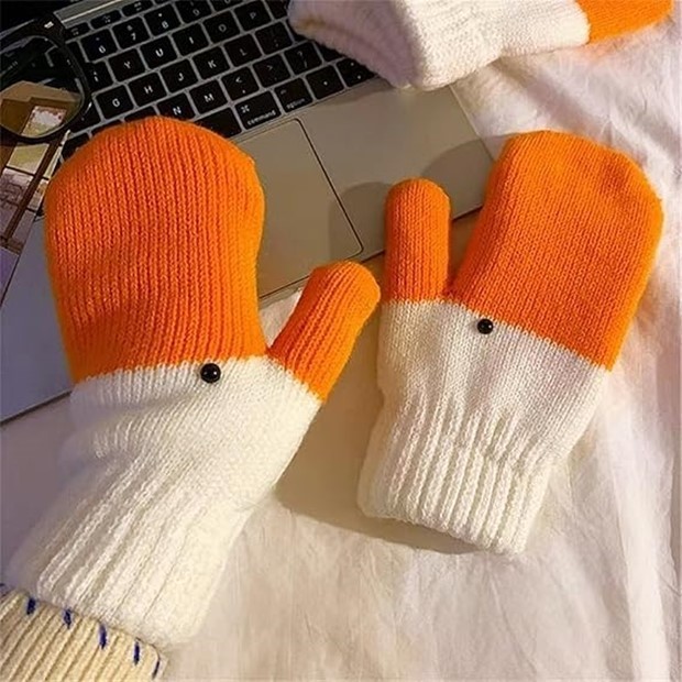 Silly Goose Gloves, Winter Funny Novelty Animals Gloves,Women Cute ...