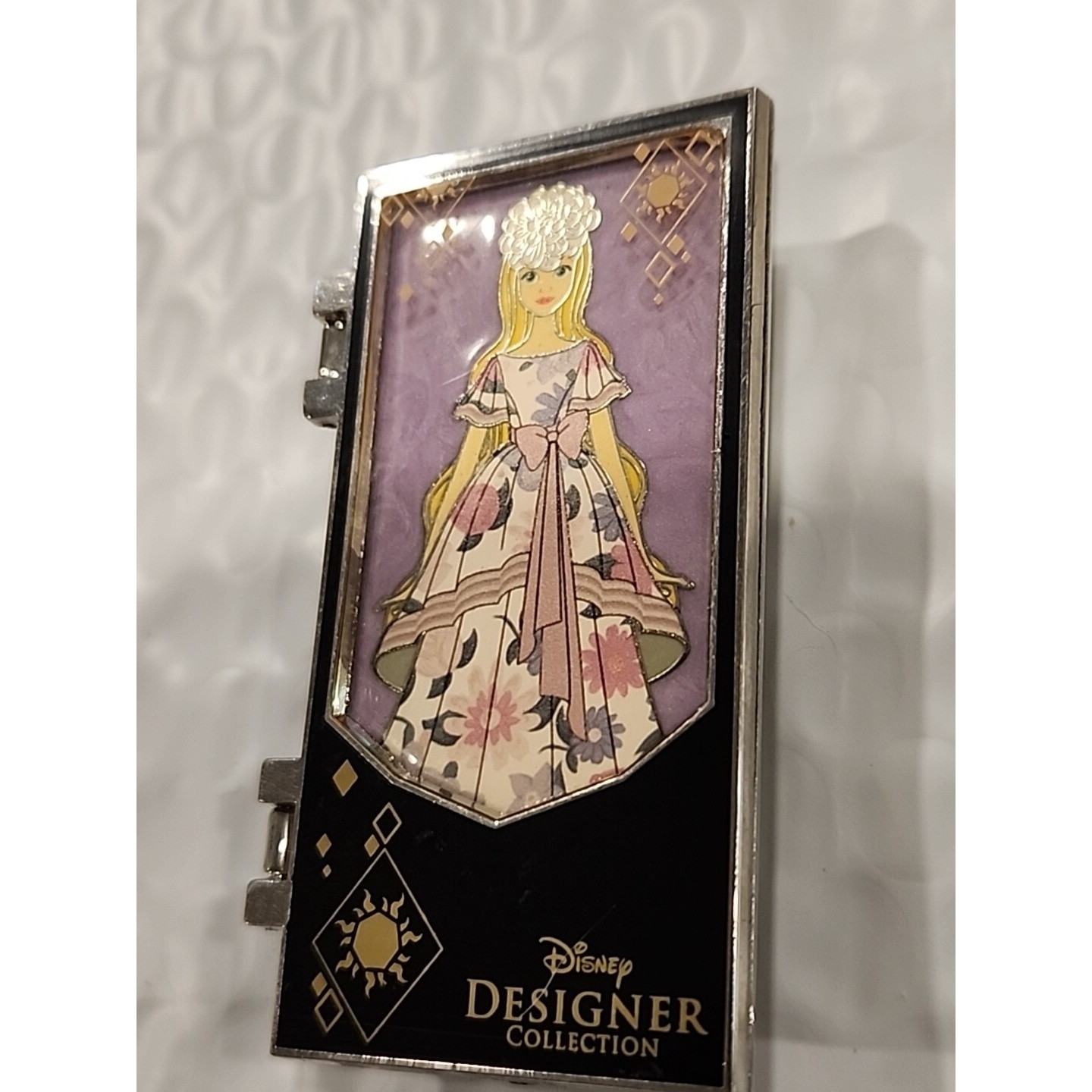 Disney Pin Princess Rapunzel Tangled Designer Hinged LE AP Artist Proof ...