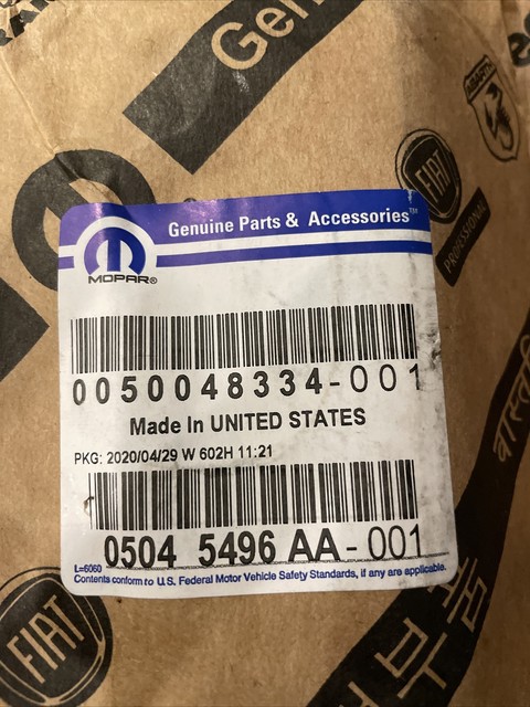Exhaust Manifold Gasket Right Mopar 5045496AA for sale online | eBay