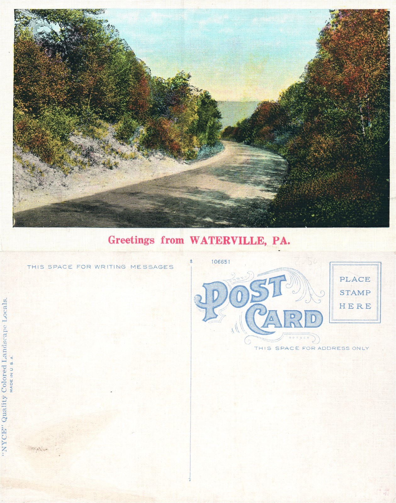 WATERVILLE PA GREETINGS ANTIQUE POSTCARD | eBay