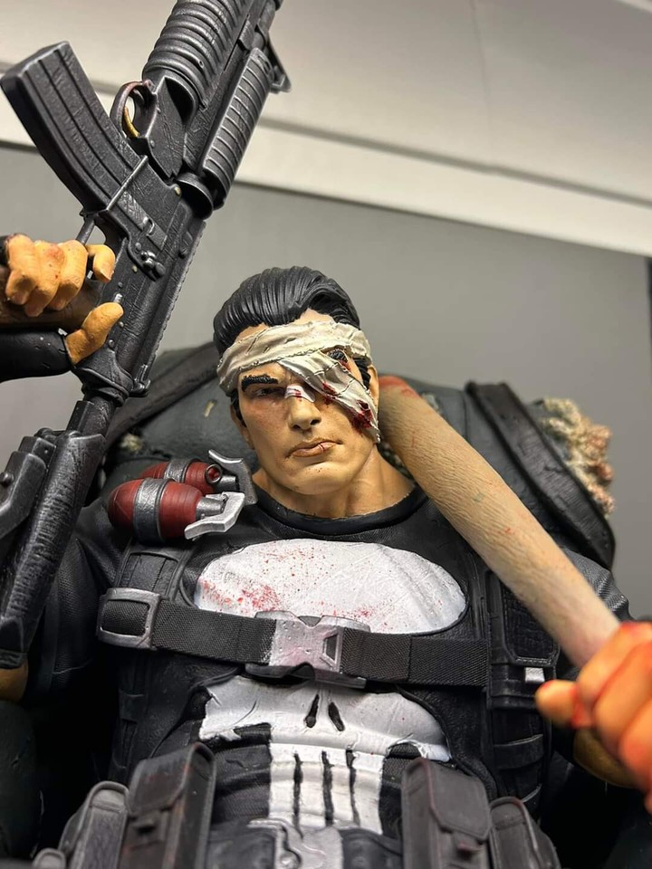 Marvel The Punisher Painted Resin Statue 1/6 | eBay