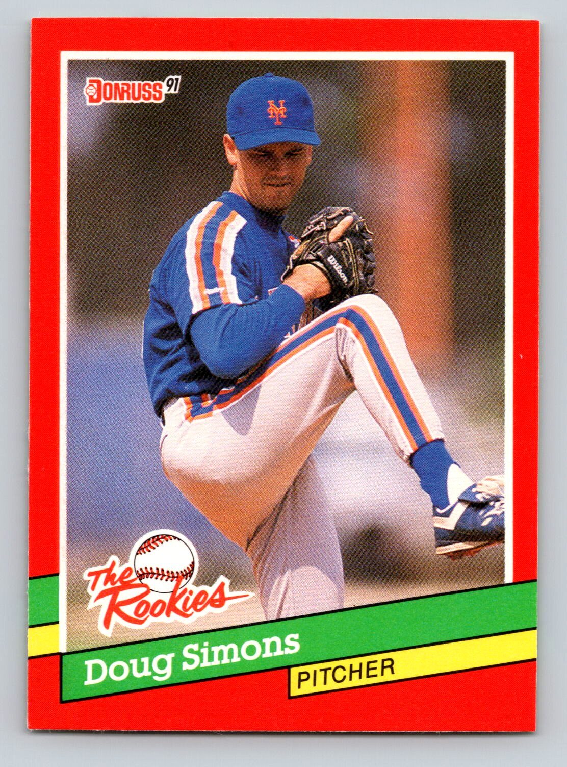 1991 Donruss The Rookies Baseball #26 Doug Simons New York Mets | eBay