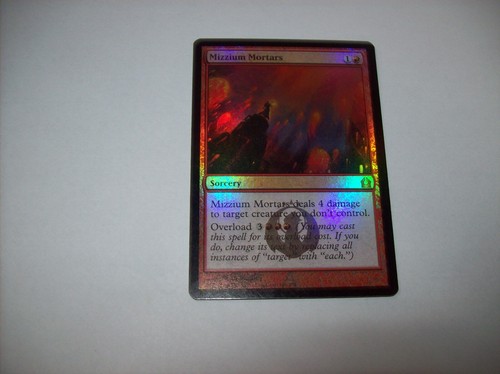 Mizzium Mortars FOIL Return to Ravnica NM Red Rare MTG Free Ship ...