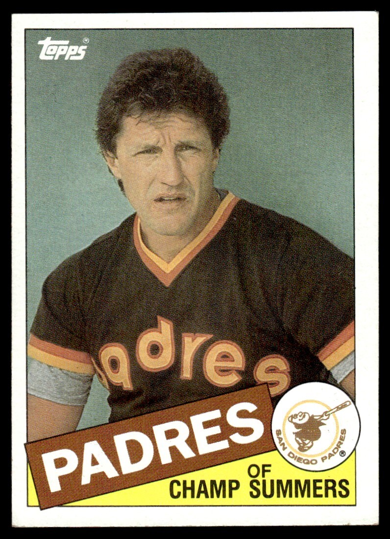 1985 Topps Champ Summers San Diego Padres #208 21706 | eBay