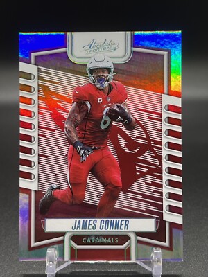 2023 Panini Absolute James Conner Absolute Spectrum Holo Silver #45 AZ ...