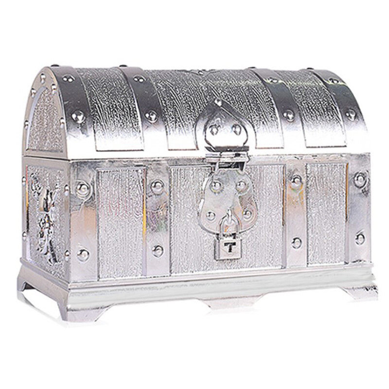 1pc Retro Treasure Box with Lock Toys for Party Favors Props Decoration ...