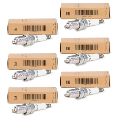 6x ORIGINAL VW Audi Zündkerze A4 S4 A5 S5 A6 Q5 Q7 TOUAREG 3.0 TFSI ...