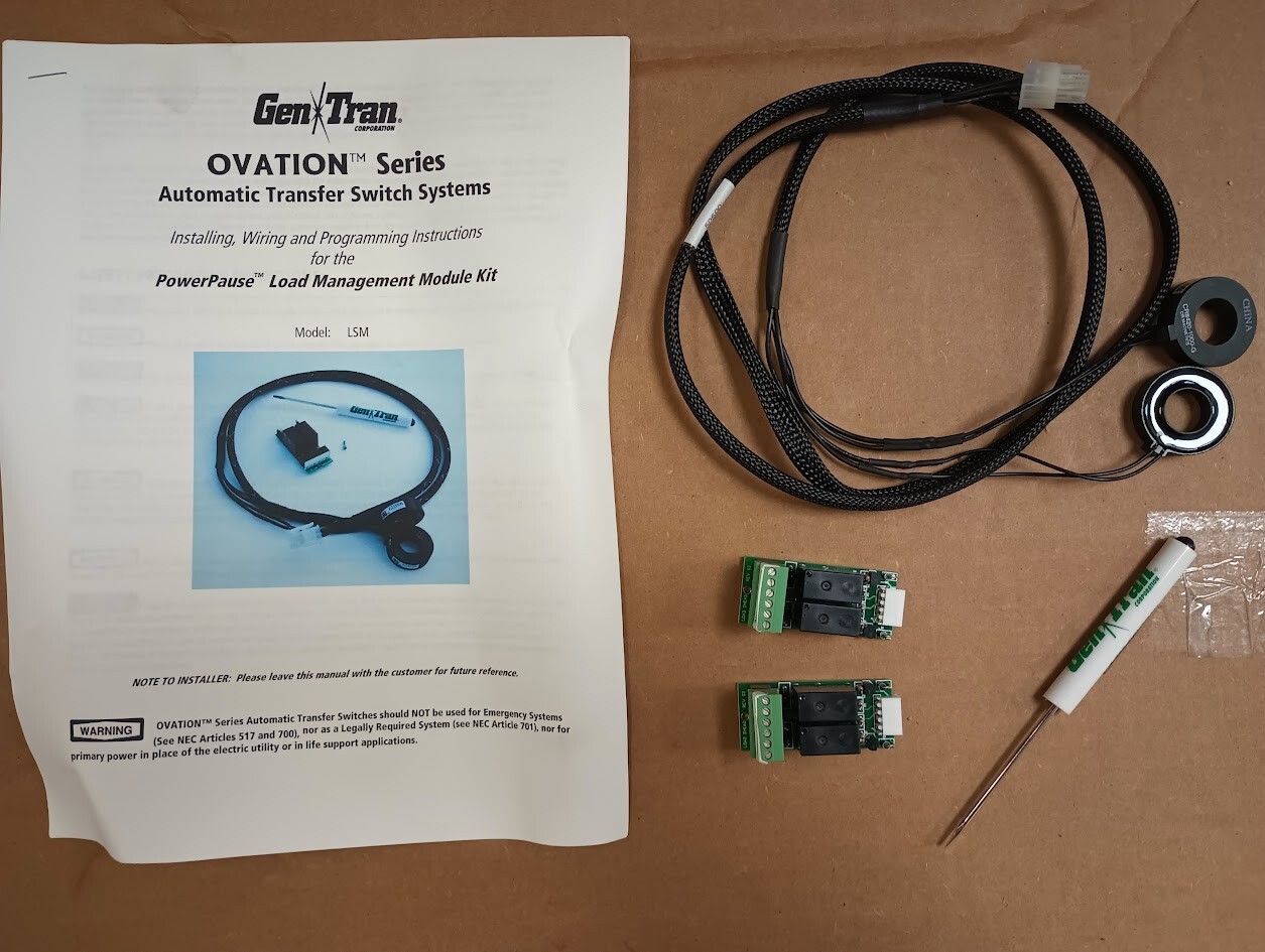 Gen-Tran PowerPause Load Management Module Kit for Ovation Series ATS ...