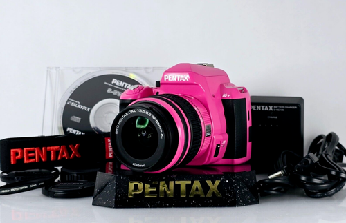 🌸[Near MINT] PENTAX K-r 12.4MP Digital SLR Camera Pink SMC DAL 18-55mm ...
