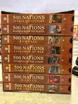 500 Nations Box Set VHS 1995 8 Tape Collection Kevin Costner | eBay