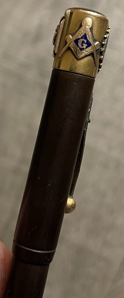 Waterman 14 Fountain Pen w/ Solid 14k Ferrule Rotaries Masons-14k Flex ...