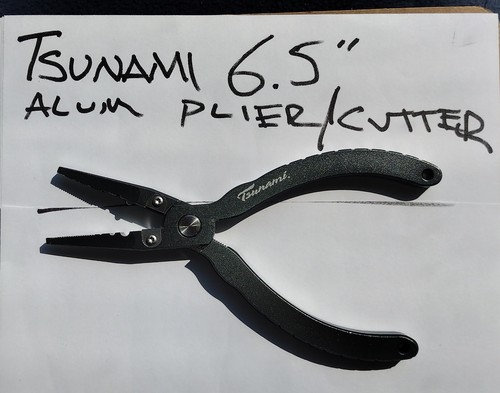 Tsunami Braid Cutter Pliers 6.5" Salt/fresh water Tungsten Carbide ...