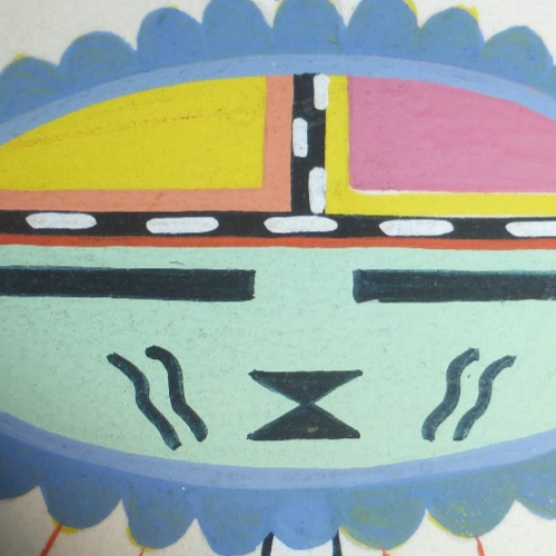 Hopi Harry Sakyesva Original Painting,On Paper,Clean sharp lines | eBay