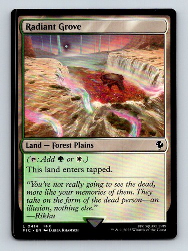 #414 Radiant Grove 2025 Final Fantasy Commander ~ Land | eBay