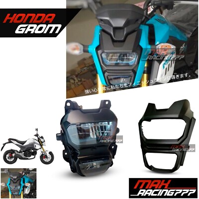 HEADLIGHT SET 2 Pcs LED ASSEMBLES COVER FRONT LAMP GENUINE HONDA GROM ...
