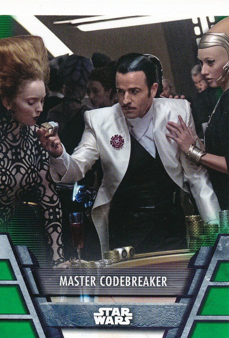 N-7 MASTER CODEBREAKER 2020 Topps Star Wars Holocron GREEN PARALLEL | eBay