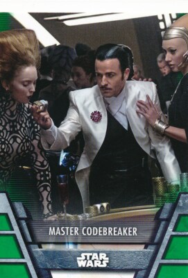 N-7 MASTER CODEBREAKER 2020 Topps Star Wars Holocron GREEN PARALLEL | eBay