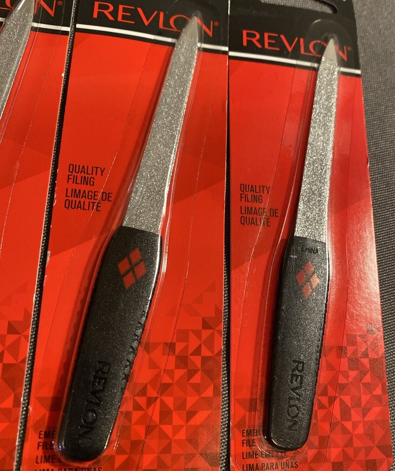 4-Pack Revlon Emeryl Compact Nail File NEW | eBay