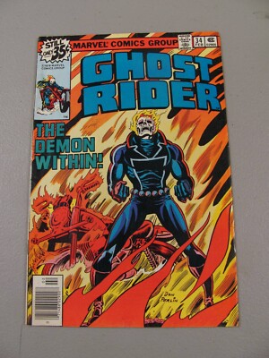 Ghost Rider #34 (1979) FN Marvel Comics The Boy Who Lived Forever BIN ...