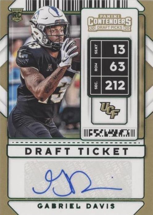2020 Panini Contenders Draft Picks - College Ticket Autographs Gabriel ...