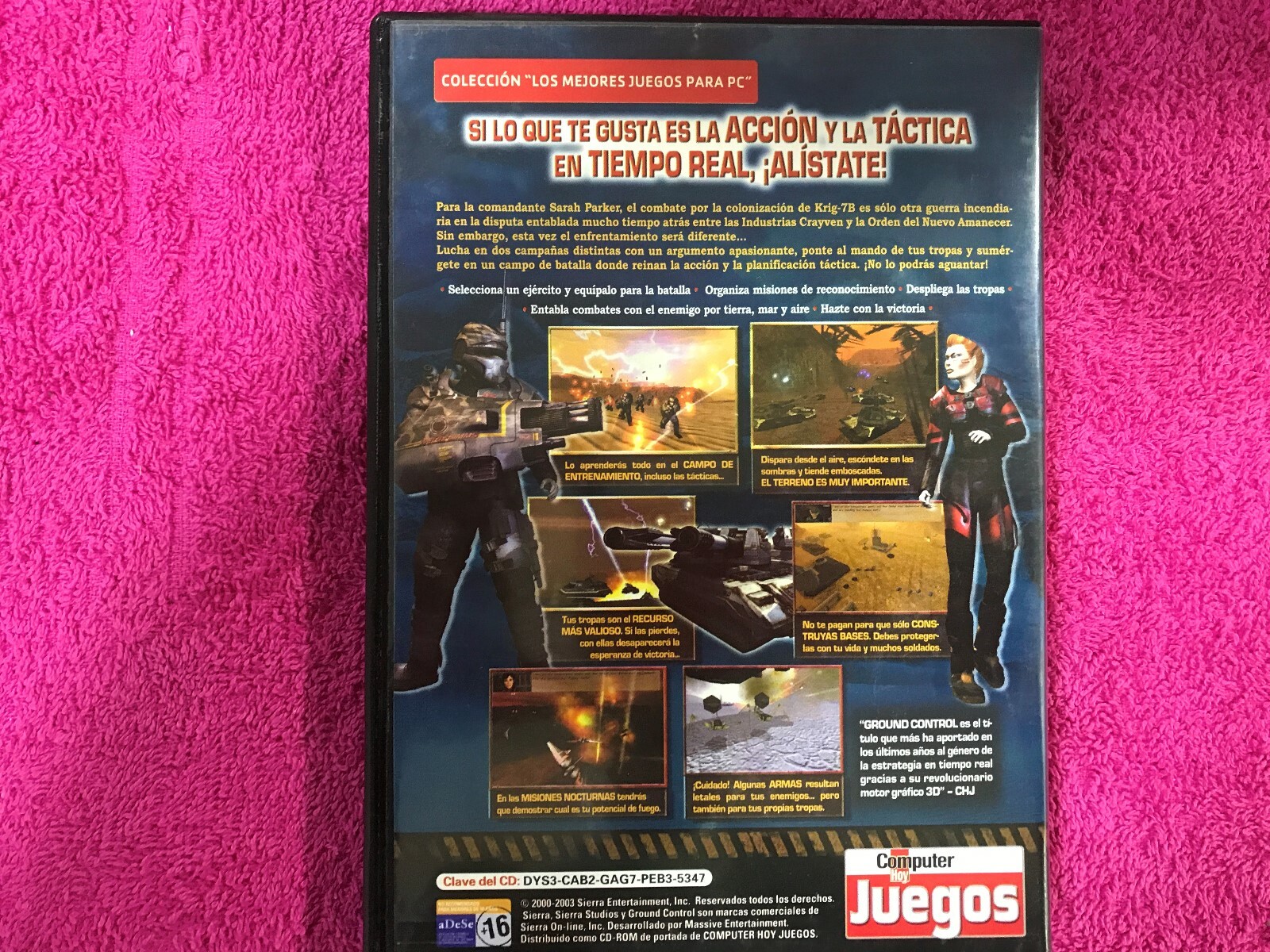 Ground Control PC CD ROM Game Sierra A Universe of Combat and Tactical ...