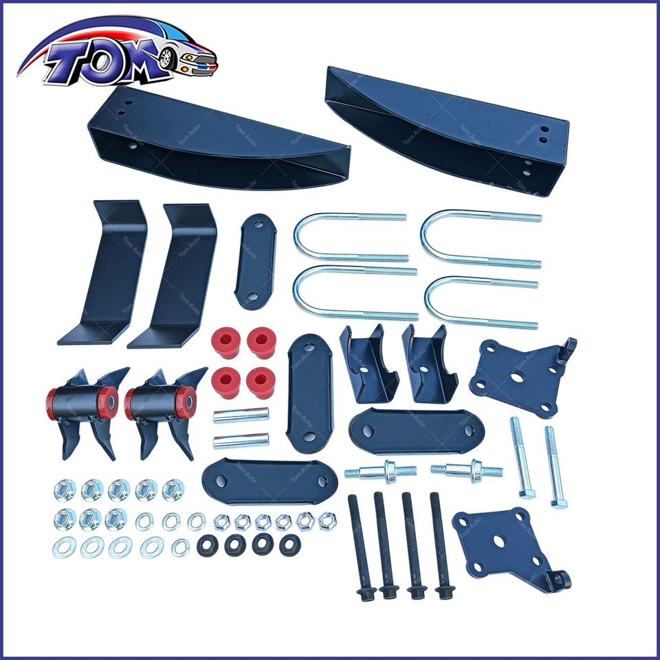 Rear Leaf Spring Relocation Pocket Kit+Axle Seats For Chevy Belair 150 ...