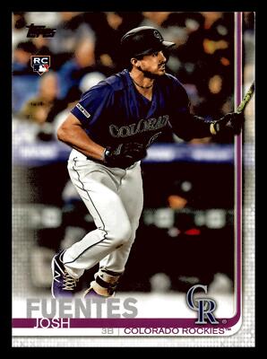 2019 Topps Update Josh Fuentes RC Rookie #US294 Colorado Rockies Mint ...