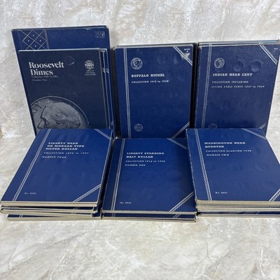 Whitman Coin Collection Albums ~ Lot Of 23 USED Coin Albums ~ EMPTY | eBay
