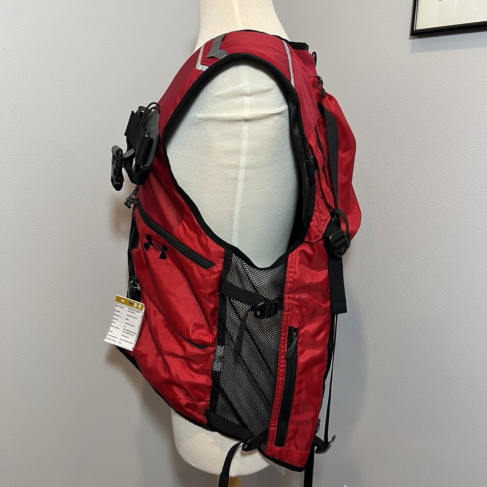 RARE Under Armour Ski Patrol Vest Rescue Red Men’s Large Snowbird NEW ...