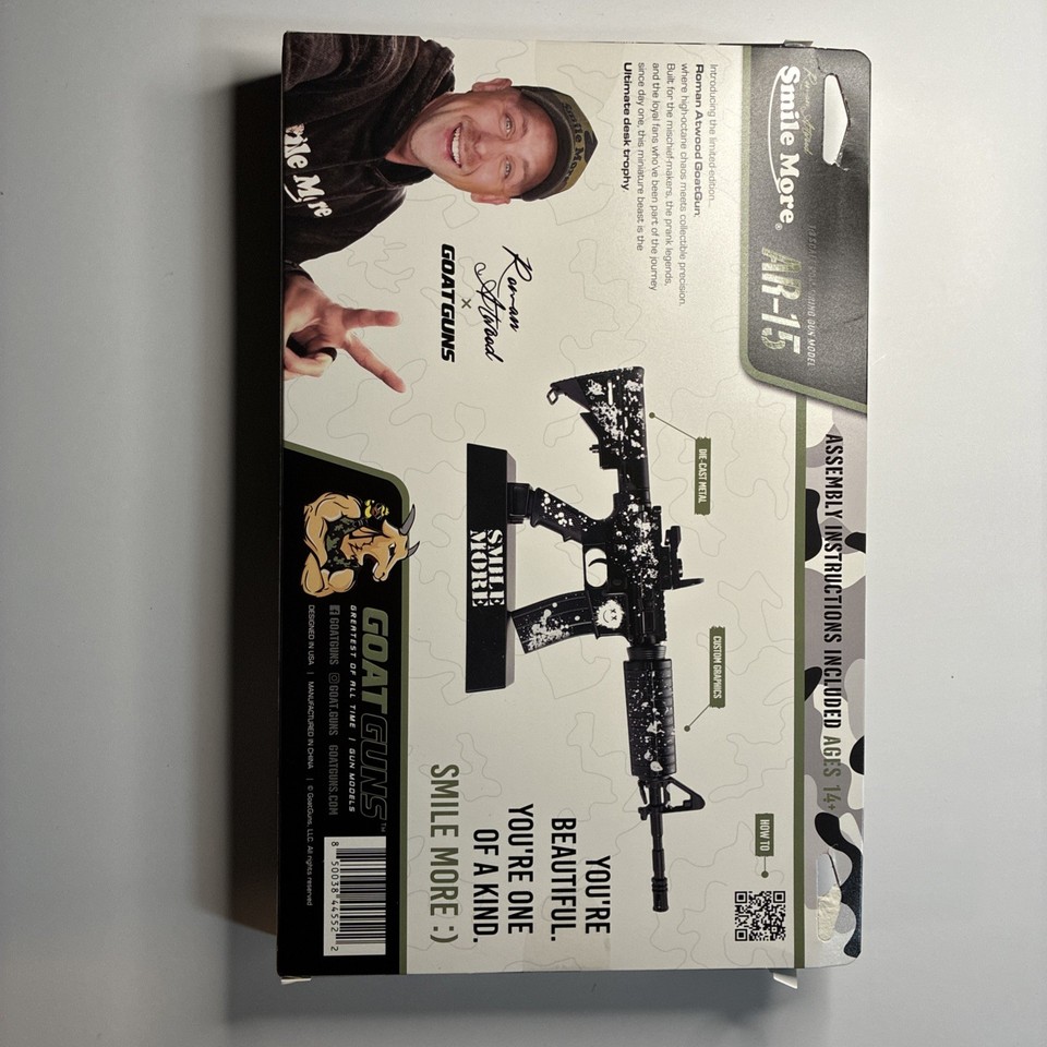 Goat Guns | Roman Atwood | Smile More Limited Edition | AR-15 | NEW | eBay