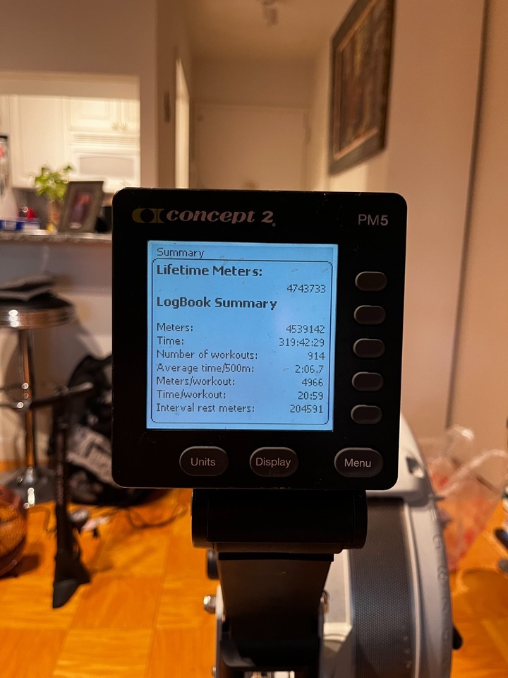 Concept2 Rowerg Light Gray with PM5 Monitor, used by rower | eBay