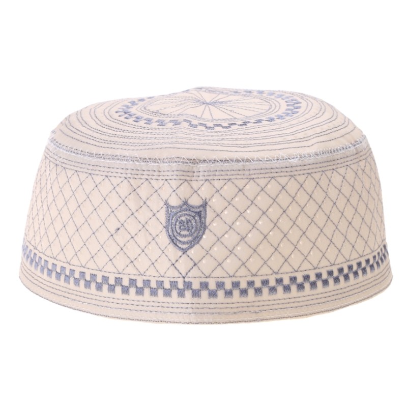 Kufi Hat Embroidery Taqiah Skull Cap Headwrap Prayer Beanie Headwear ...