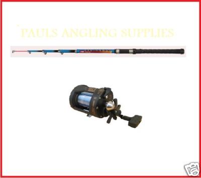 TELESCOPIC / TRAVEL BOAT FISHING ROD + MULTIPLIER REEL | eBay UK