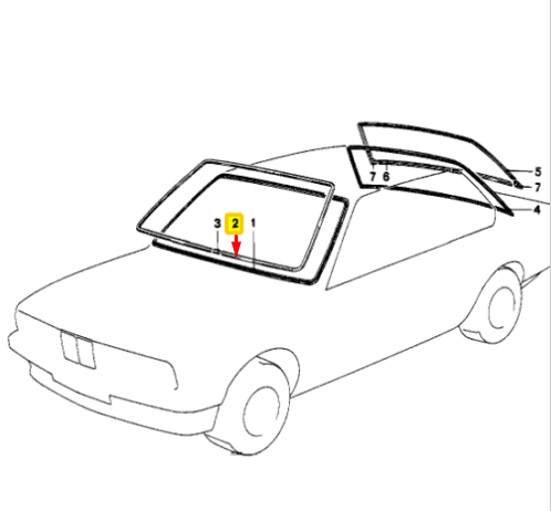 BMW 3 E30 Windshield Moulding Seal Front Chrome 51311884402 NEW GENUINE ...